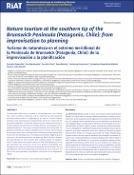 Turismo de naturaleza en el extremo meridional de la Península de ...